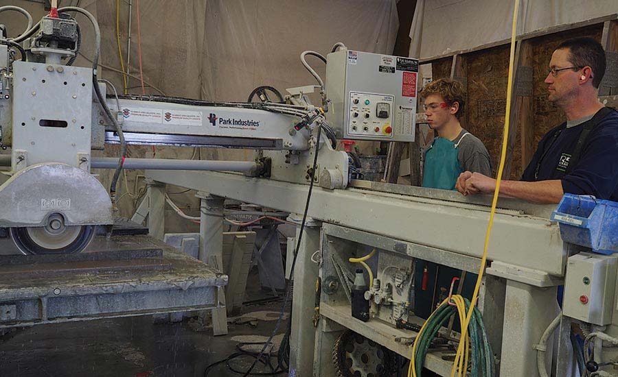 Students learn the craft of stone fabrication | 2019-03-11 | Stone World