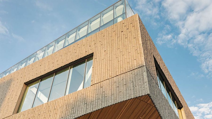 Mesabi Black Granite Inspires Creative Library Design | Stone World